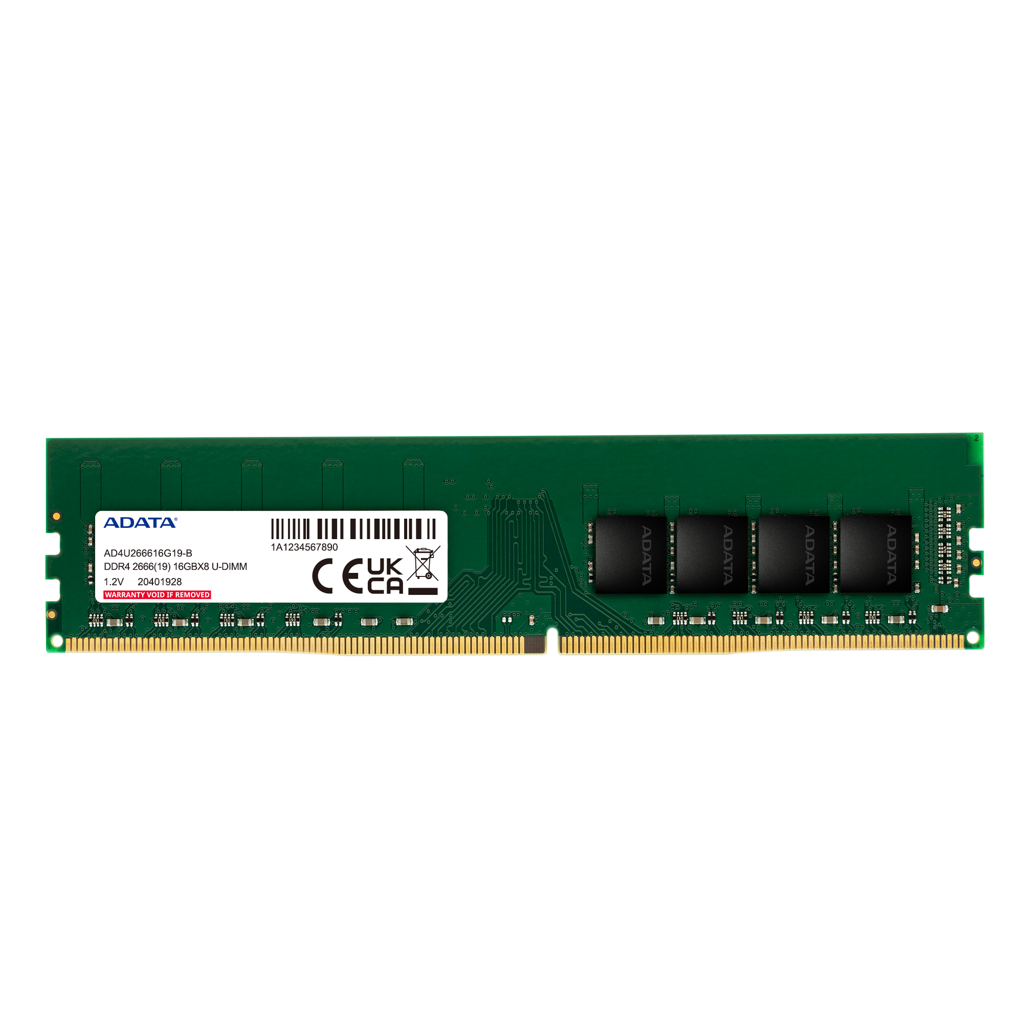 MEMORIA RAM DDR4 8GB UDIMM 2666 (19) U 8G X4 S AD4U26668G19-SGN ADATA ...