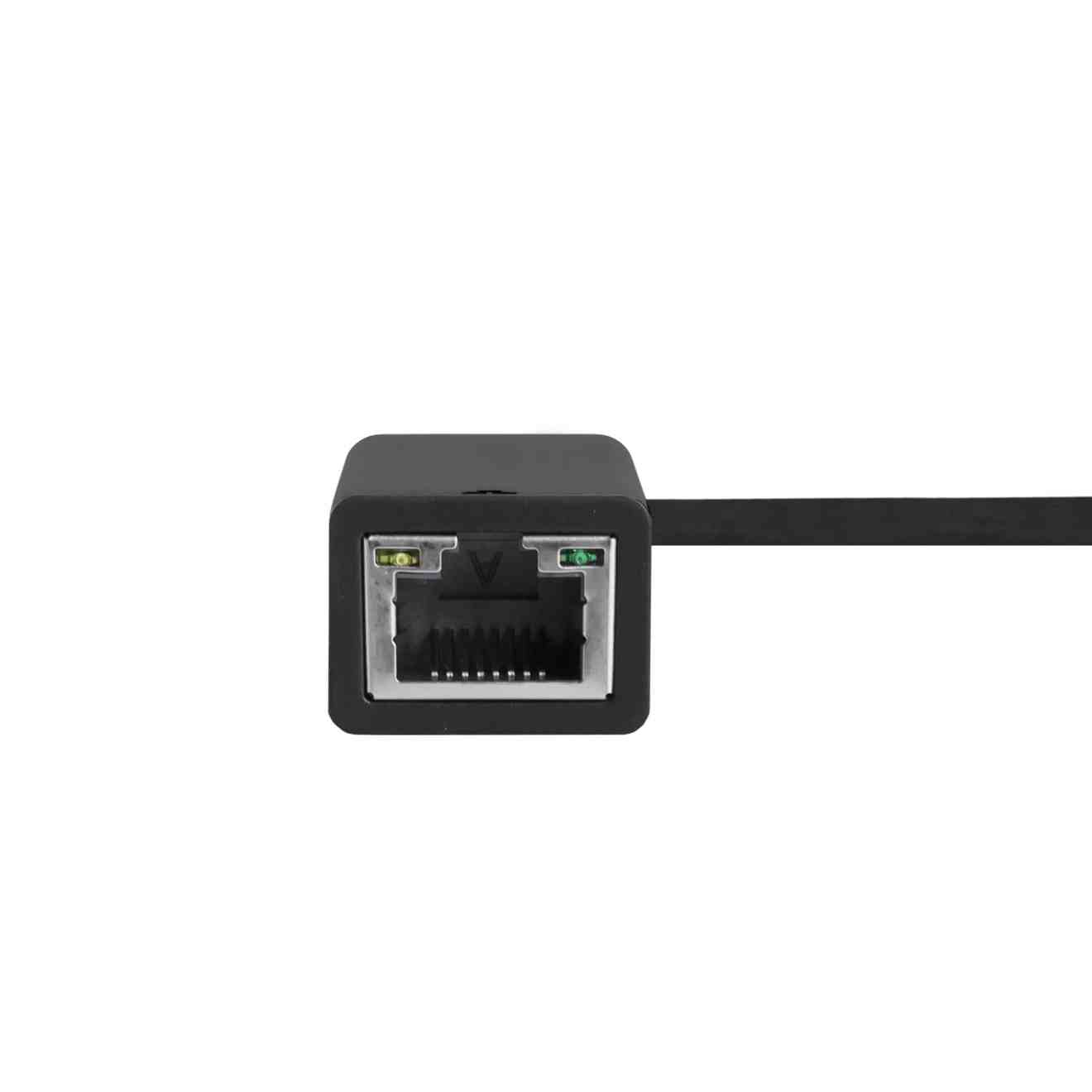 ADAPTADOR 2 EN 1 DE USB A ETHERNET GIGABIT AD3007BK - TECNOCOMP