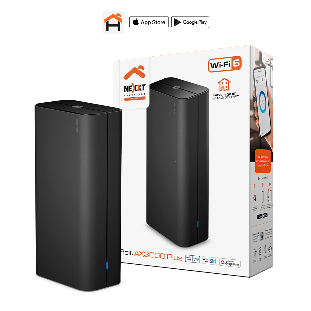 SISTEMA NEXXT HOME BOLT MESH ROUTER WIFI 6 1 NODO NCM-X3000 ...